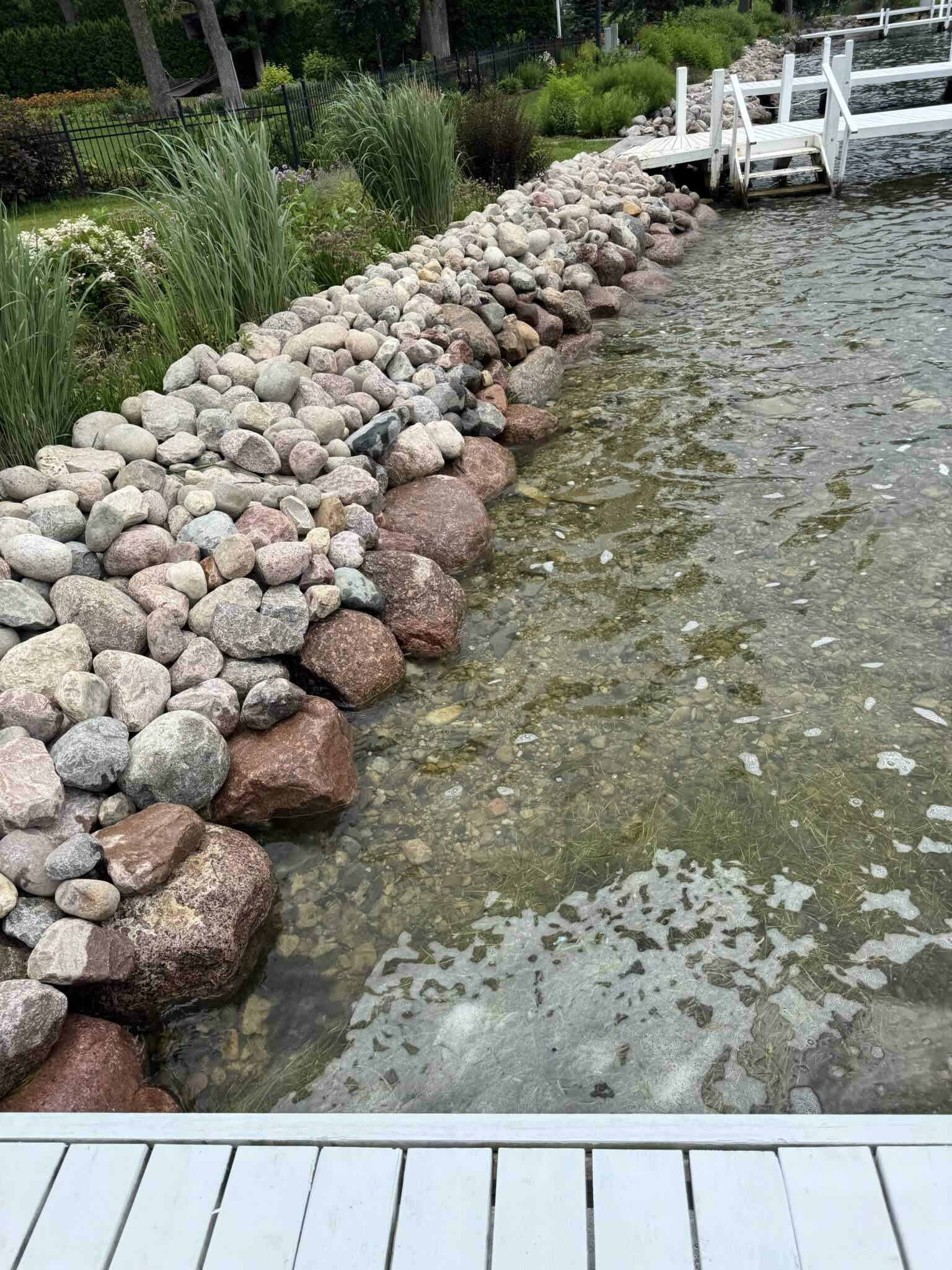 Rip Rap Shoreline Solutions in Lake Geneva | Elite Piers